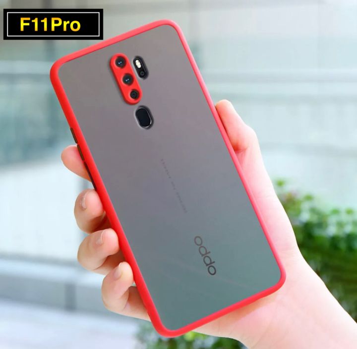 [ส่งจากไทย]Case OPPO F11Pro เคสกันกระแทก ปุ่มสีผิวด้าน กันรอยกล้อง ขอบ ...