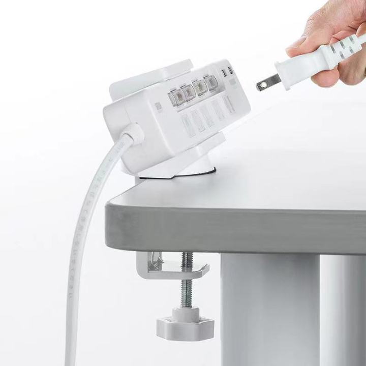 Power Strip Holders with Adjustable Desk Clamp for Desktop Table - Fits ...