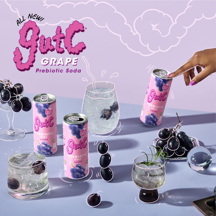 gutC Grape Prebiotic Soda Drink | Lazada