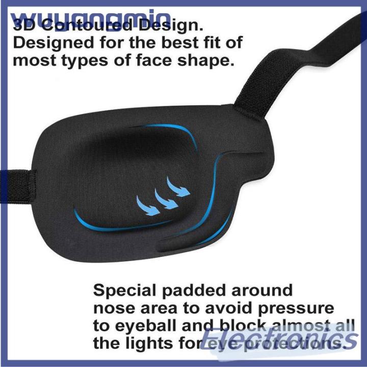 wuyangmin Pirate Eye Patch Unisex Black Single Eye Patch Eyepatch One ...