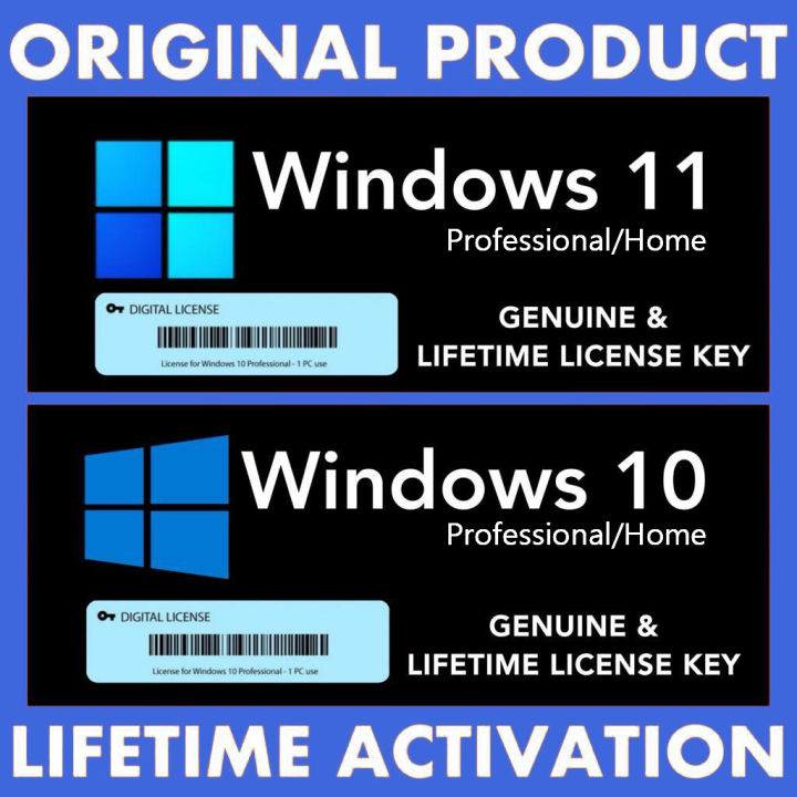 Windows 11 Pro/Home Win 10 Pro/Home Activation Key,100% Lifetime ...