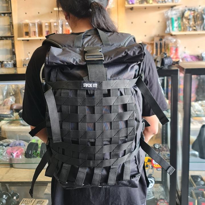 BMX Cycle Center, Sack It Brand, Backpack Cargo Rolltop, Black Color ...