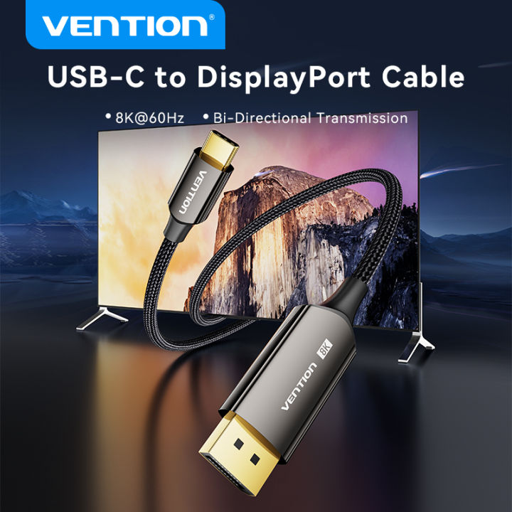 Vention Type C to Display Port Cable 8K 60Hz 4K 144Hz USB C Male to ...
