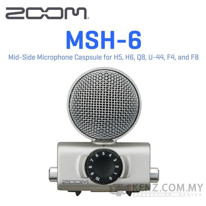 Zoom MSH-6 Mid-Side Microphone Capsule for Zoom H5 and H6 Field ...