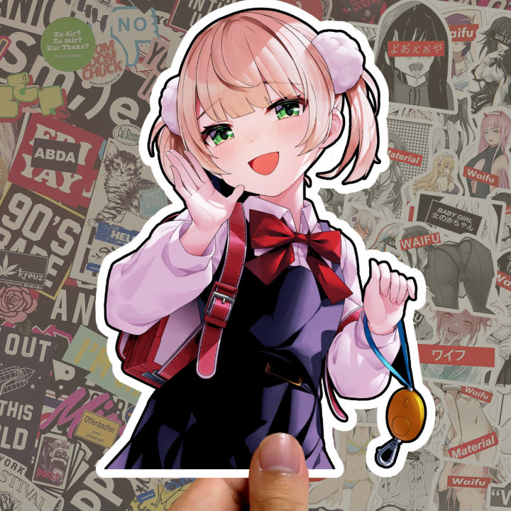 shigure ui Sticker สติ๊กเกอร์ Hololive Decals Ui Chan | Lazada.co.th