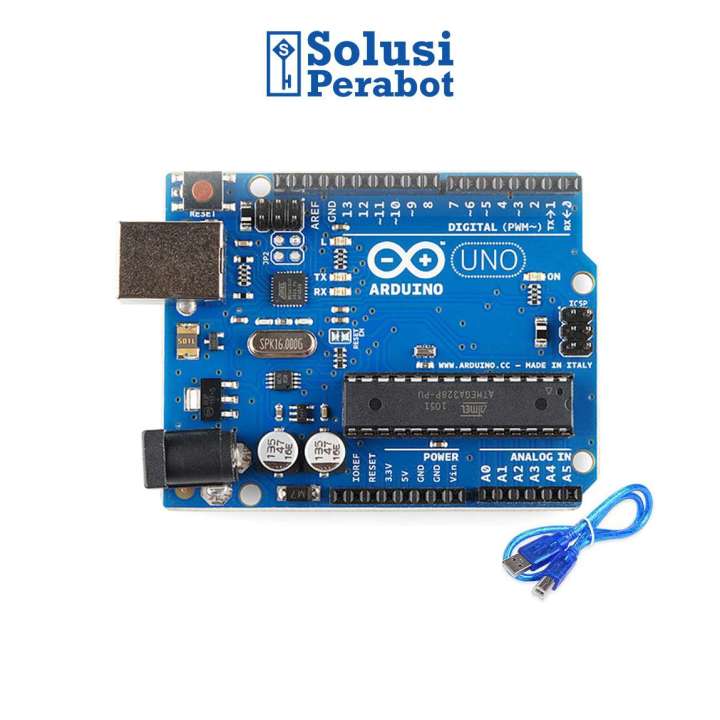 Arduino UNO R3 ATMEGA328P SP / DIP ATMEGA 16U2 Compatible Board | Lazada Indonesia