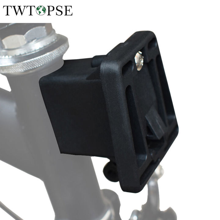 TWTOPSE Bicycle Basket Racks Front Carrier Block For Brompton Folding Bike S Bag Carrier Block ...