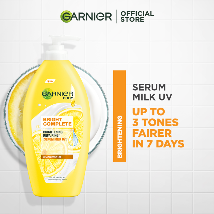 Garnier Bright Complete Body Lotion (400ml/800ml)- Brightening, Body ...