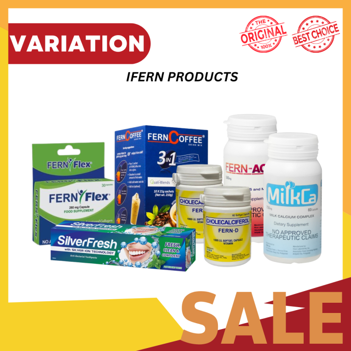 IFERN Fern D Vitamin D 60 - 120 Softgels Cholecalciferol 1000 I.U ...