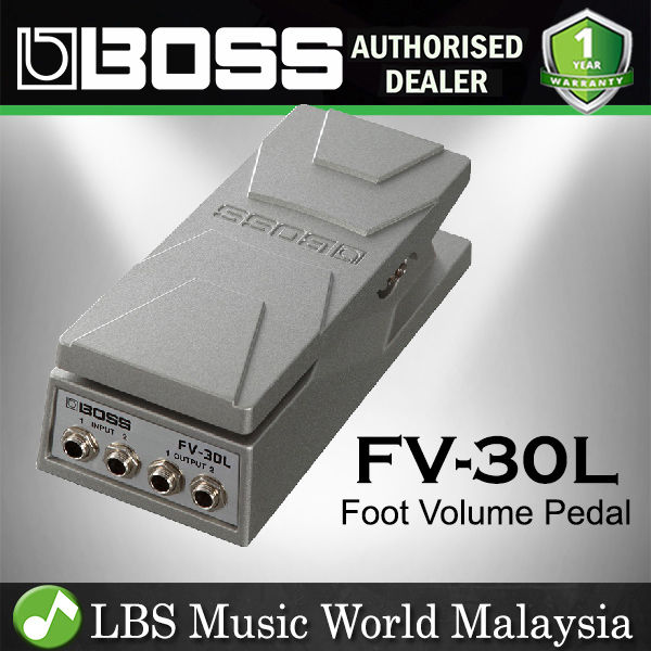 Boss FV-30L Foot Volume Pedal for Stompbox Keyboard or Digital Instrument (FV30L FV 30L) | Lazada
