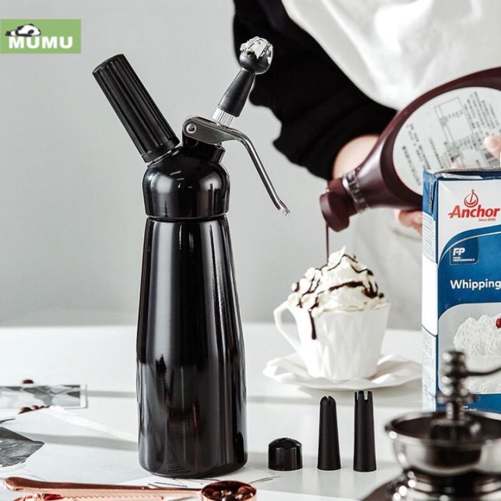 Whipped Cream Dispenser Foamer 500ml Stainless Steel Whipped Cream ...