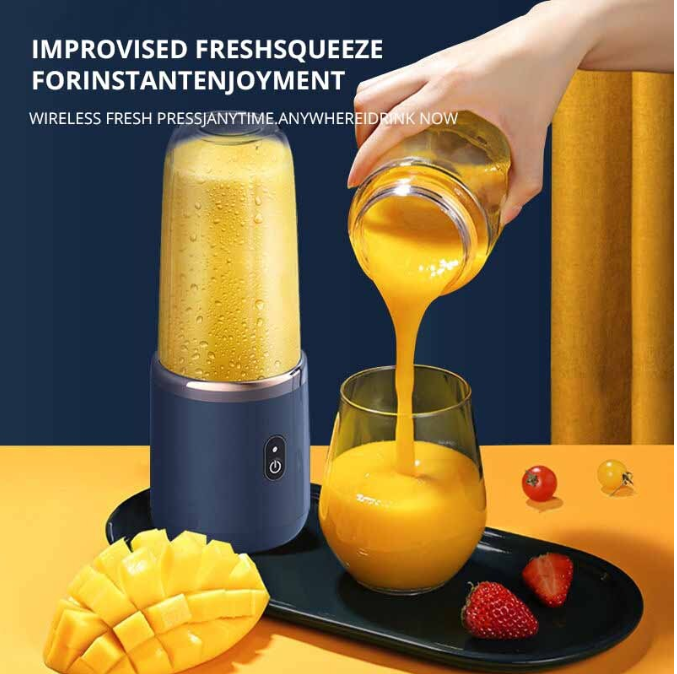 Portable Juicer Blender Tumbler Heavy Duty Fruit Presser Shake Portable ...