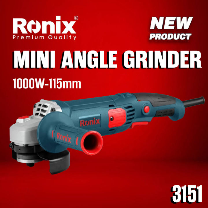 Ronix 3151 Long Handle Mini Angle Grinder: Powerful 1000W Motor ...