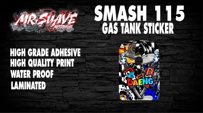 Smash 115 Gas Tank Sticker (Daeng) | Lazada PH