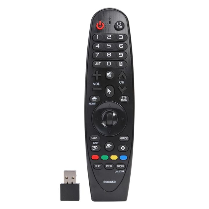 Universal Replacement Smart TV Remote Control with USB Receiver for LG ...