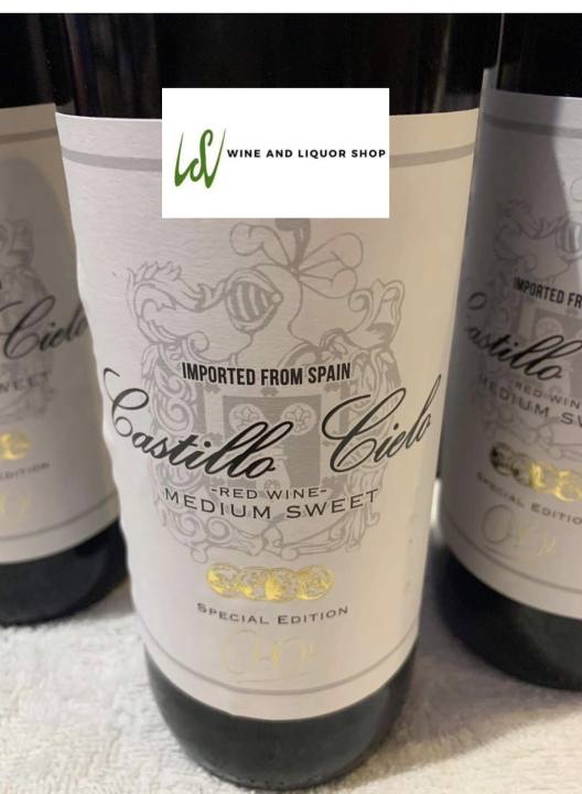 Castillo Cielo Medium Sweet Red Wine Authentic | Lazada PH
