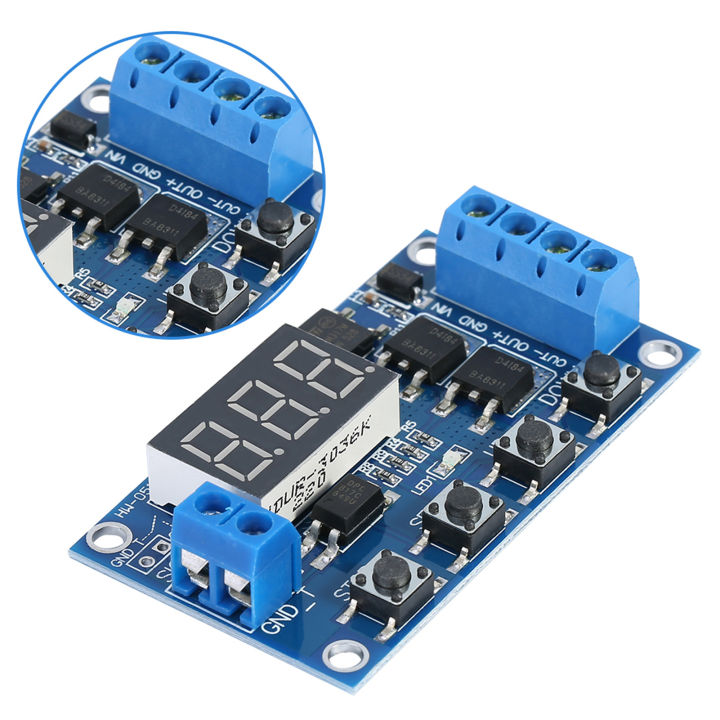 DC 5V--36V Trigger Cycle Delay Timer Switch Turn On Off Relay Module ... DC 5V--36V Trigger Cycle Delay Timer Switch Turn On Off Relay Module ...