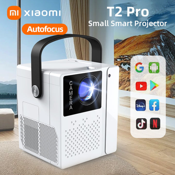 Xiaomi T2 PRO Mini Projector Audio Portable Projector Autofocus Full HD ...