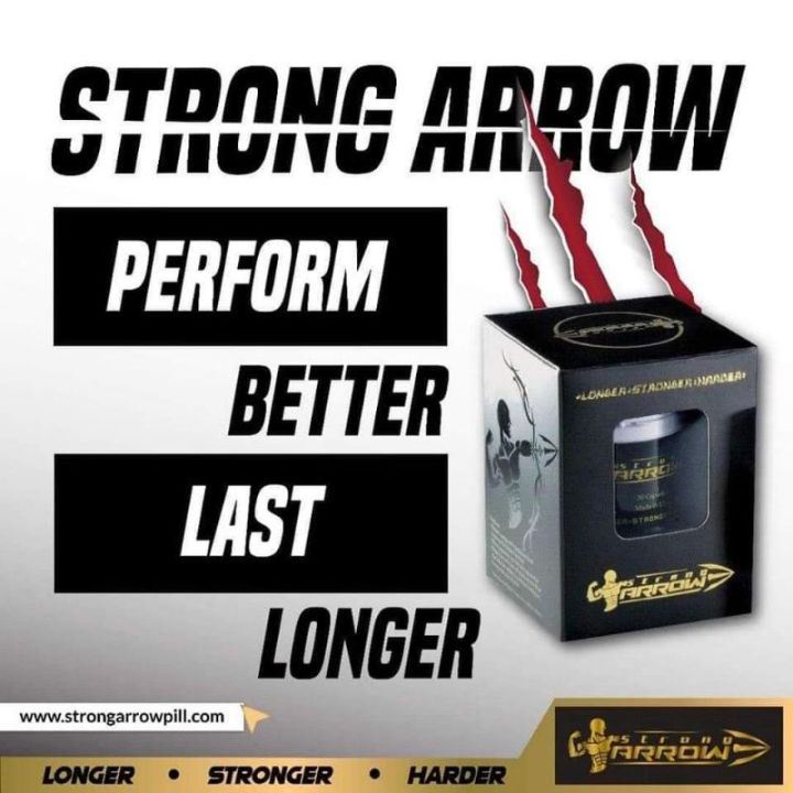 Strong Arrow (White capsule) SUPPLEMENT STRONGER LONGER HARDER FOR MEN ...