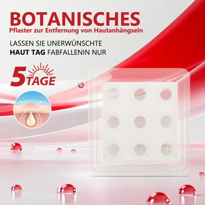 Microneedle Skin Tag Removal Patches (9pcs) | Natural Botanical Formula ...