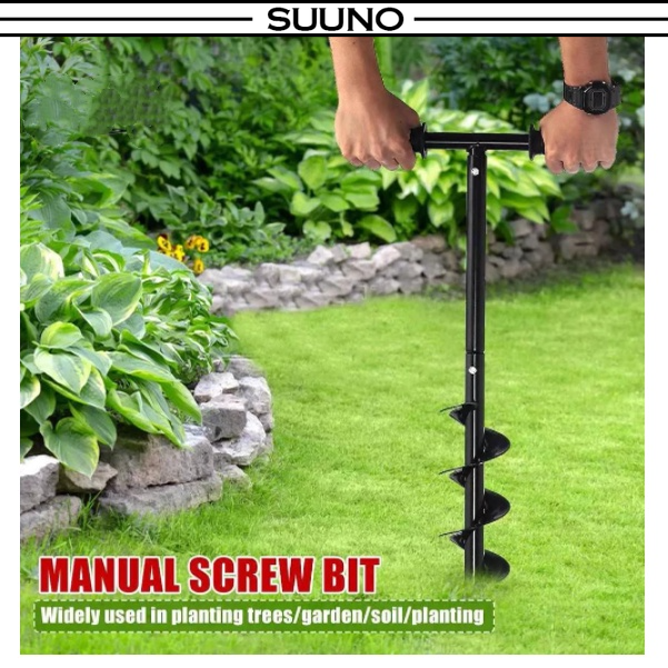 20x85cm Manual Hand Drill Digger Earth Auger Digger Post Hole Hand ...