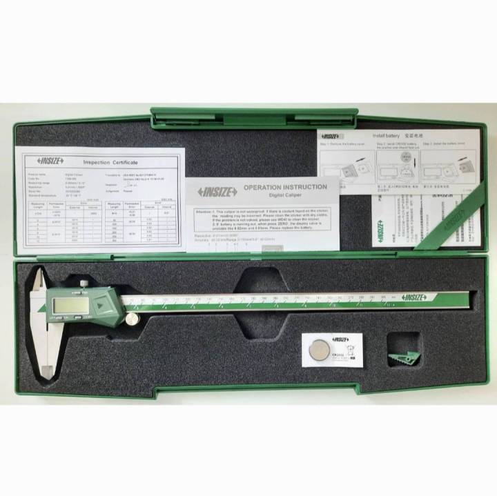 เวอร์เนียร์ดิจิตอล 12 นิ้ว Vernier Caliper 12" / 300mm INSIZE 1108-300 ...