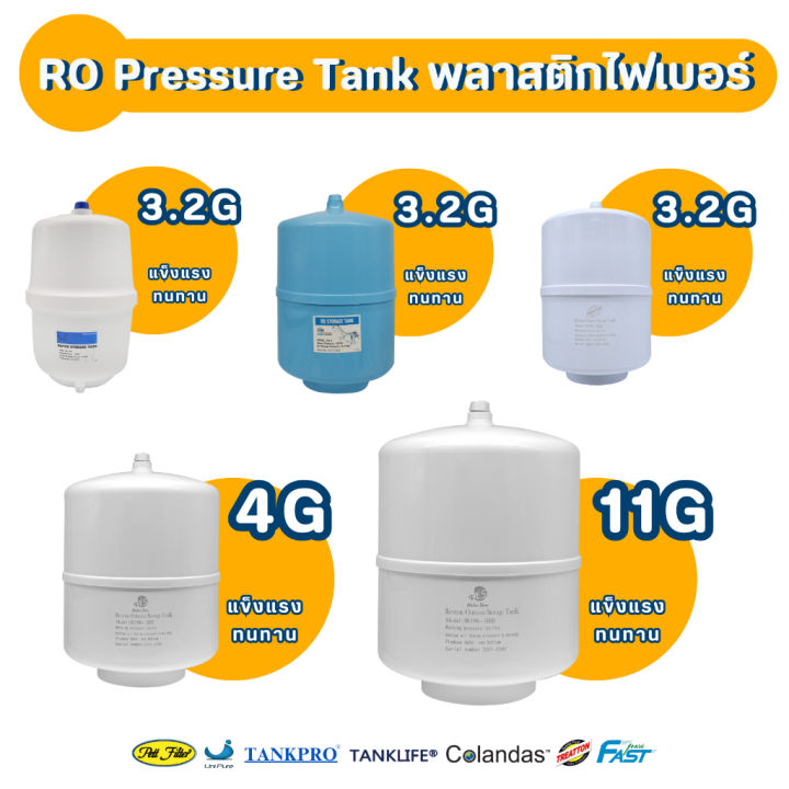 ถังเก็บน้ำแรงดัน RO 3.2G 4G 11G ถังไฟเบอร์ Pressure Tank Colandas ...