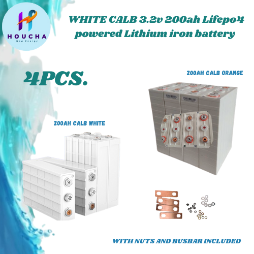 (4PCS. OR 1PC.) 3.2v CALB 200ah LIFEPO4 BATTERY WHITE OUTER BUILD ...