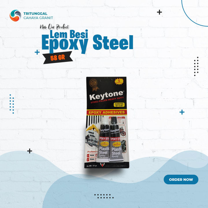 Lem Besi/Lem Expoxy/Lem Plastic/Lem Steel - Merk Keytone Epoxy ...