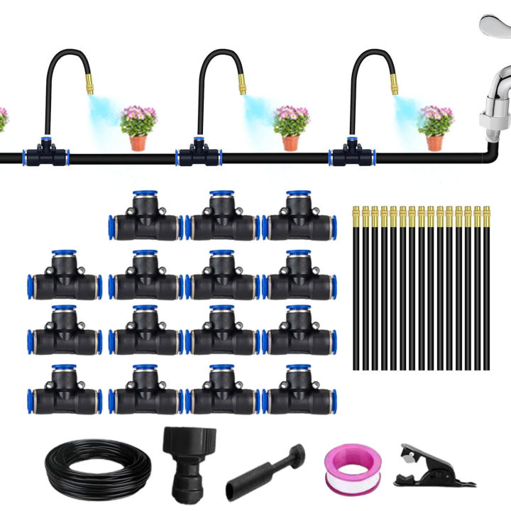 youlianba Mist Watering Kit with Adjustable Modes Watering Sprinkler ...