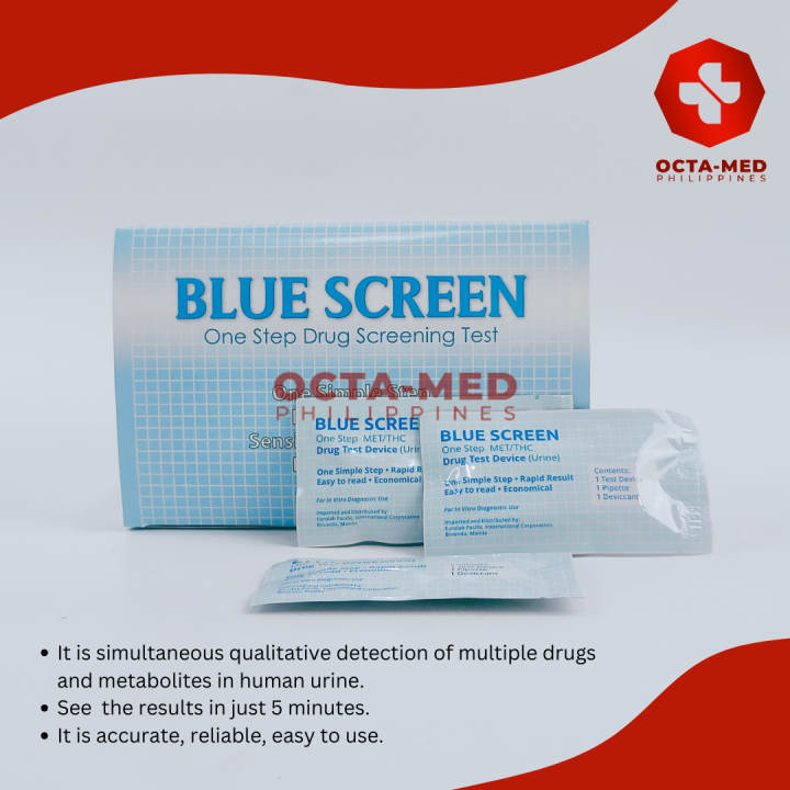Drug Screening test | BLUE-CROSS Retail (SOLD PER KIT) | Lazada PH