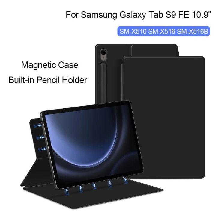 Magnetic Smart Tablet Case for Samsung Galaxy Tab S9 FE 2023 SM-X510 ...