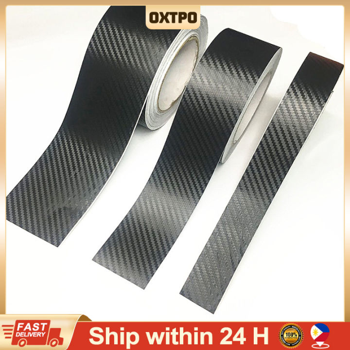 3M×5CM 5D Automotive Self-Adhesive Threshold Bar Protection Sticker Car ...