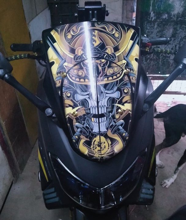 nmax visor sticker (v1) with free 2 stickers | Lazada PH