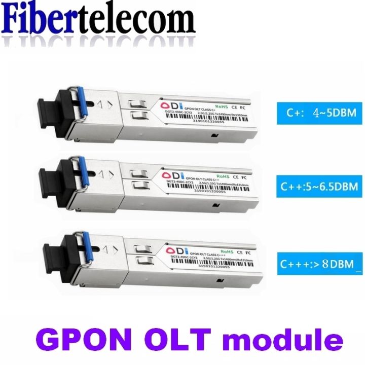 ODI GPON OLT PON module CLASS B+ C+ C++ C+++ Optical PON SFP Module ...
