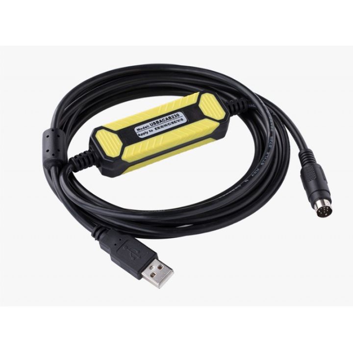 Cáp lập trình plc delta USB kết nối với máy tính lập trình (Chuẩn RS232 ...