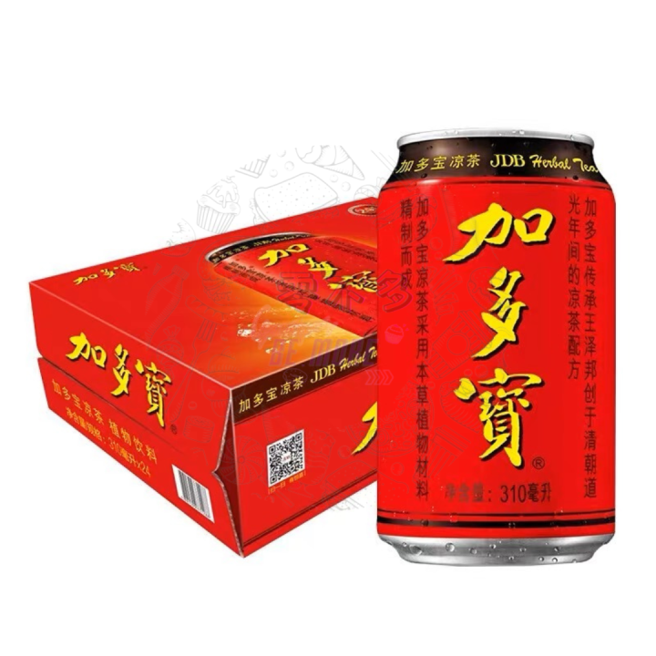 加多宝 凉茶 植物罐装饮料 Jia Duo Bao Herbal Tea Boxes 310ml single can / 310ml x ...