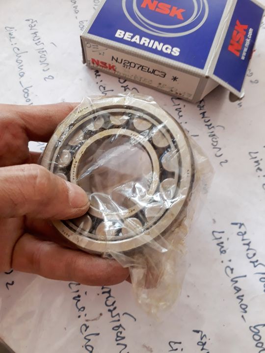 ลูกปืน NJ207EWC3 วงนอก 72 มิล วงใน 35 มิล หนา 17 มิล NJ 207 EWC3 ( ใส่ ...