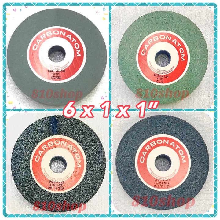 Carbonatom Grinding Stone 6x1x1 Bench Grinder Carbide Polishing ...