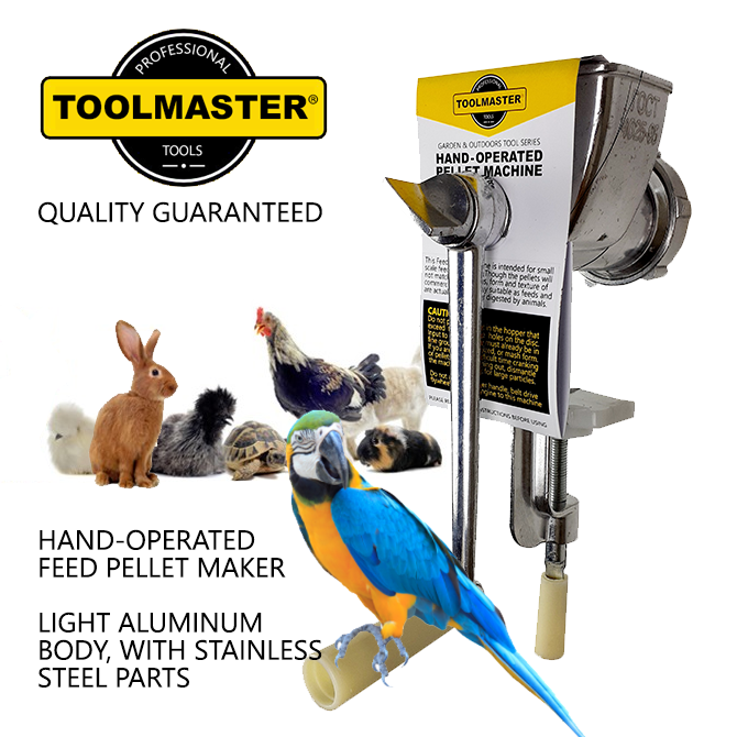 TOOLMASTER ® BRAND Feed Pellet Machine. Make feed pellets for hobby and ...