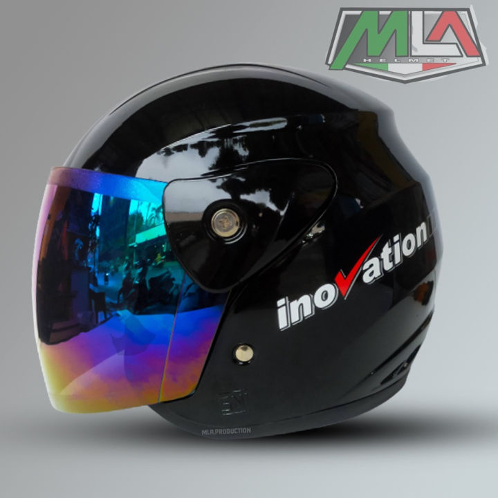 HELM EVO LIST HITAM MOTIF DEWASA SNI | Lazada Indonesia