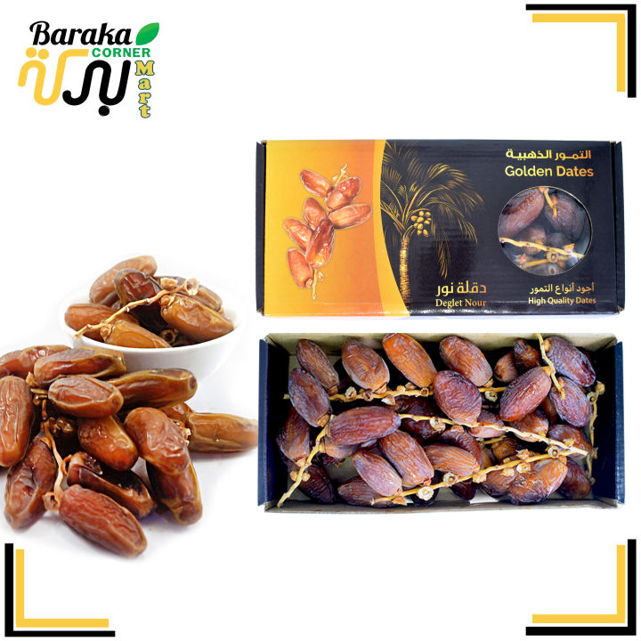 Golden Dates Deglet Nour | Kurma Tangkai Tunisia Fresh Stock | 150g ...