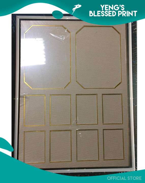 8 Slot Medal Frame plus Two 5R Pic (13.5 x 17.5") | Lazada PH