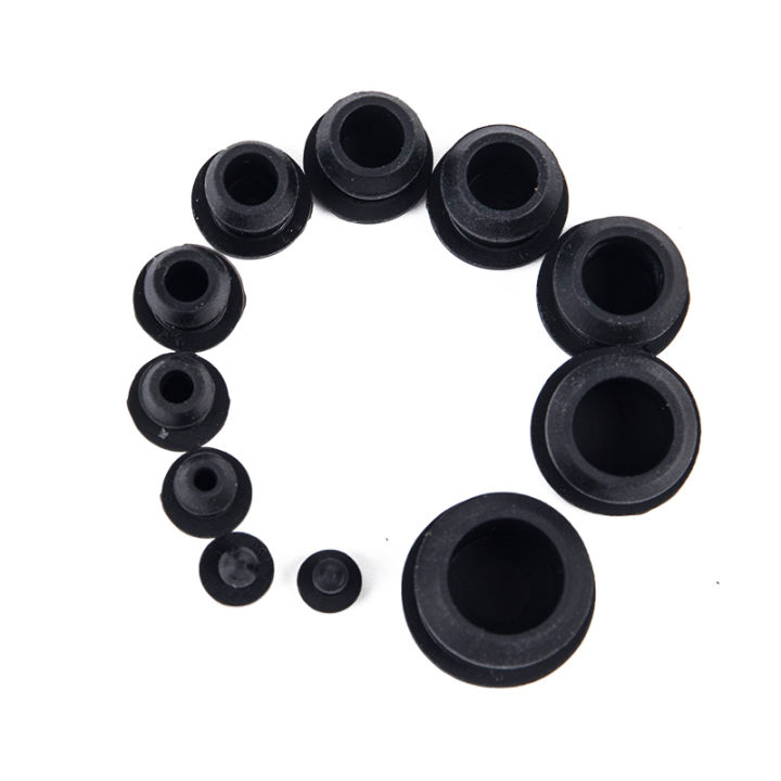Refreshing 10pcs Silicone Rubber Snap-on Hole Plug 2.5-14mm Blanking ...