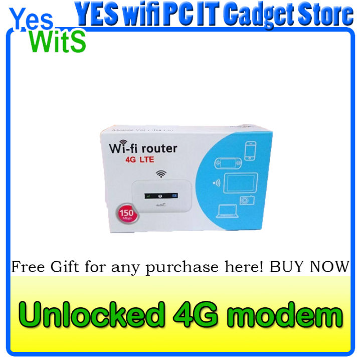 wifi modem modified unlock portable modem FREE yes sim card | Lazada