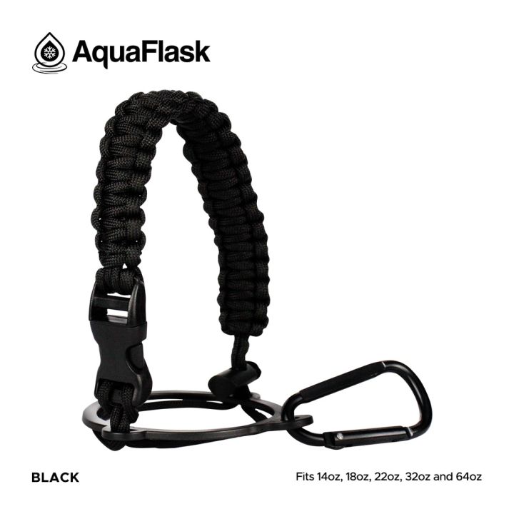 AQUAFLASK Tumbler Hydro Flask Tumbler Paracord Handle Aquaflask Cup ...