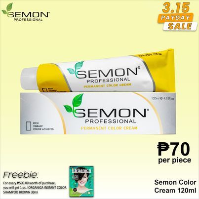 Semon Color Cream 120ml 10.0 Super Light Blonde | Lazada PH