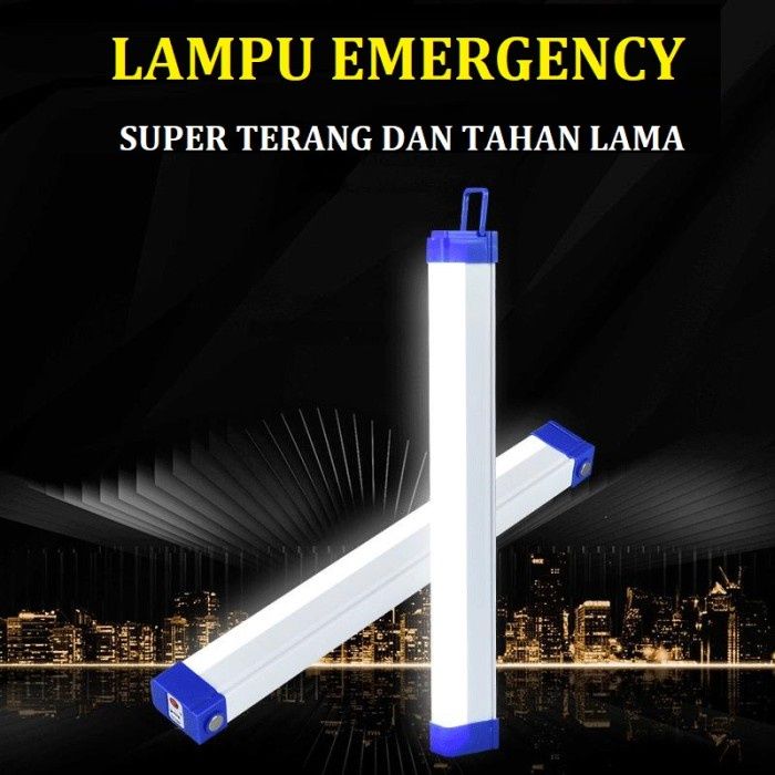 lampu emergency led t5 60w / lampu beterai / lampu darurat T5 60 watt ...