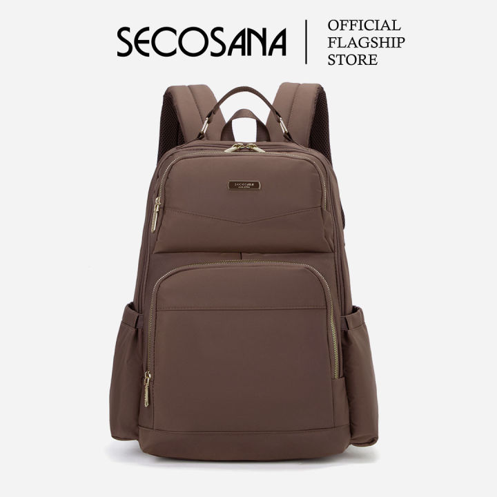 SECOSANA Ashira Plain Laptop Backpack | Lazada PH