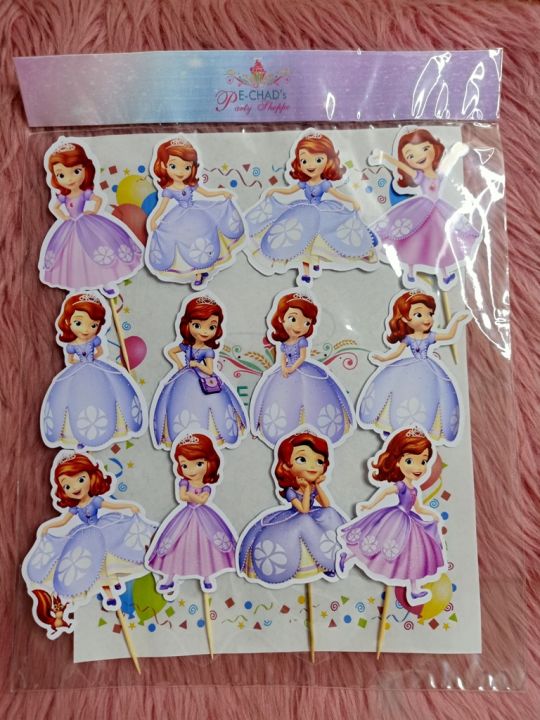 Sofia The First Cupcake Topper Lazada Ph 4462